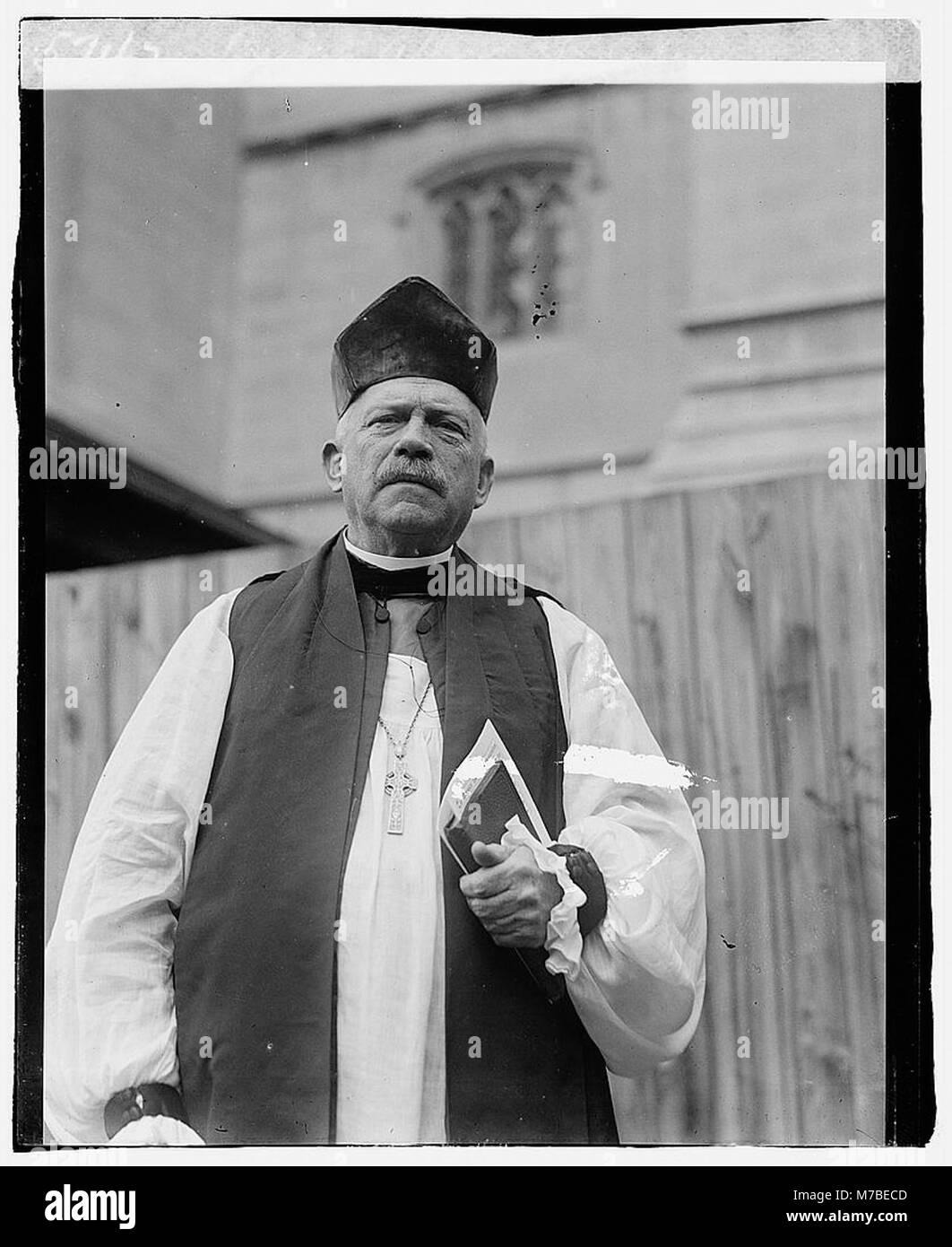 This photograph captures Bishop Alfred Harding, a religious leader ...