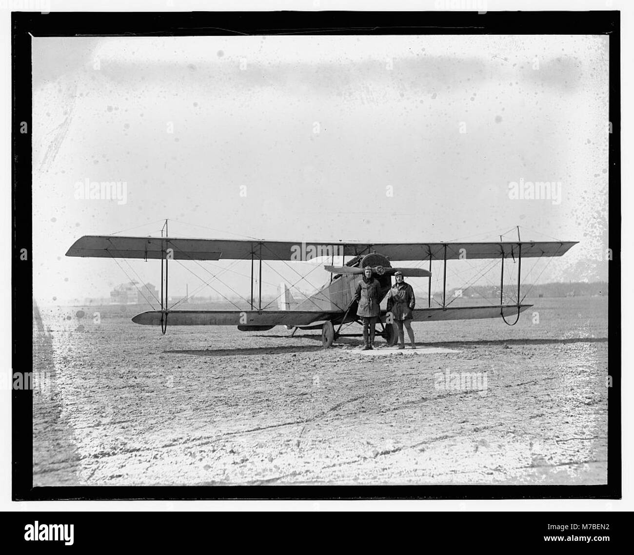 A historic photograph of Bolling Field, Washington D.C.'s primary ...