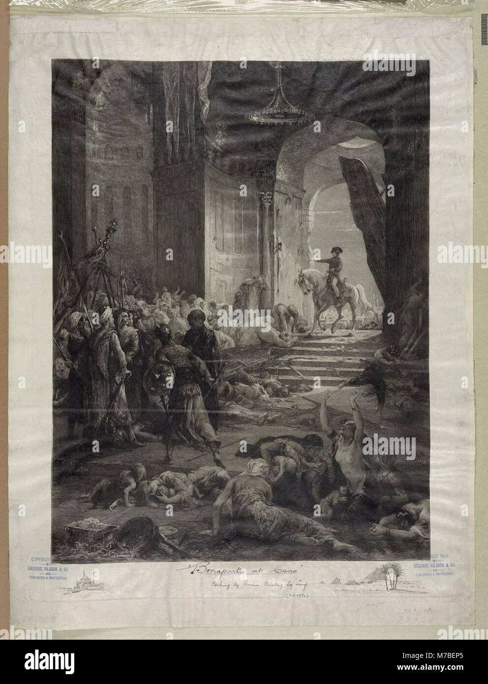 A historical image of Napoleon Bonaparte in Cairo, captured for ...