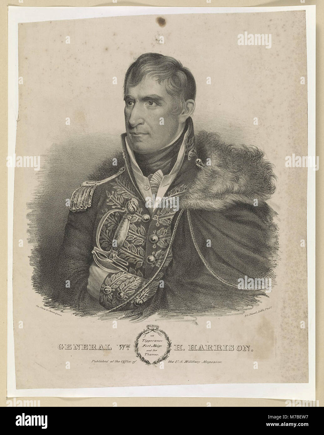 William h harrison portrait hi-res stock photography and images - Alamy