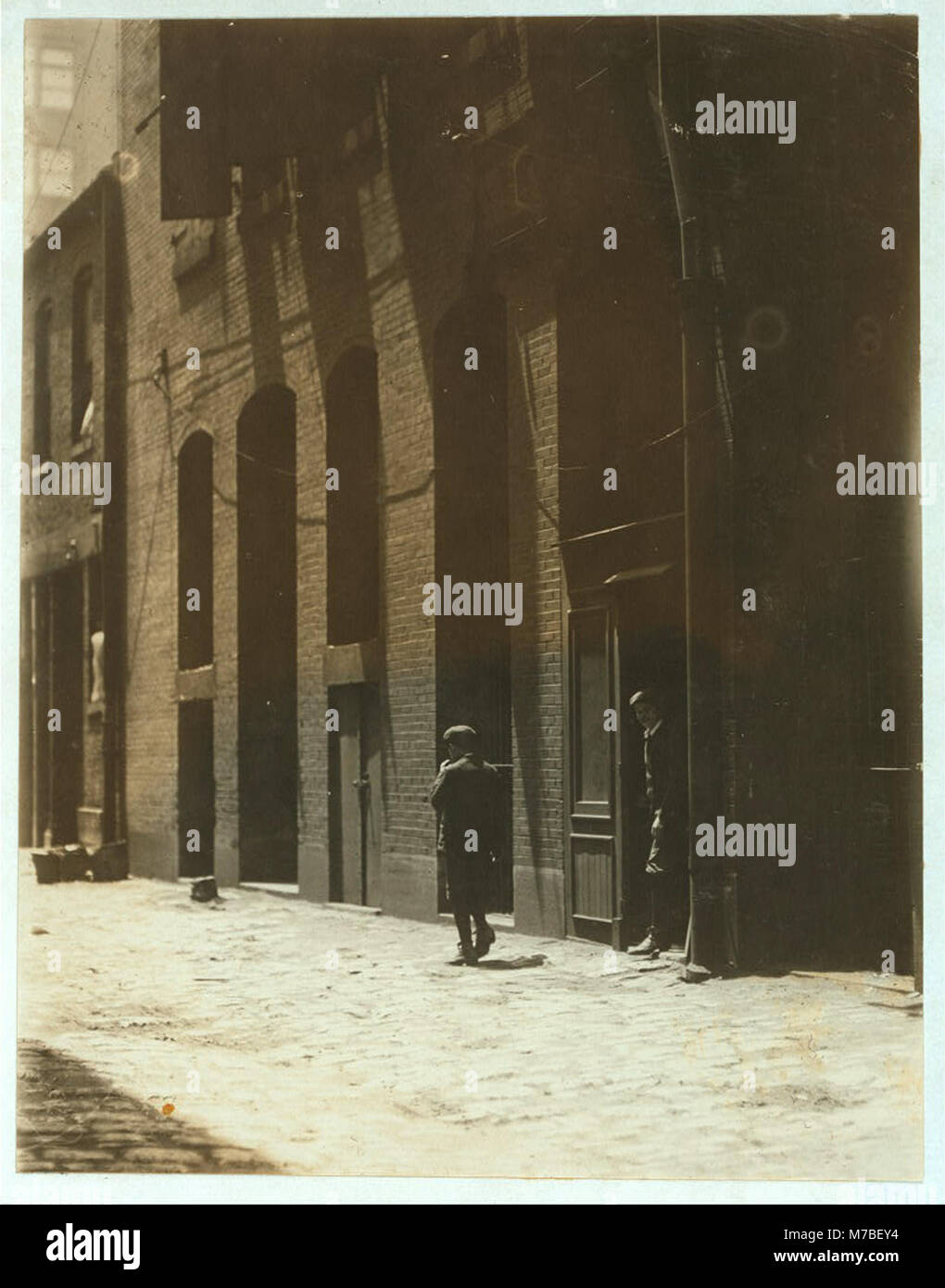 A photograph of boys heading to lunch at Inland Type Foundry ...