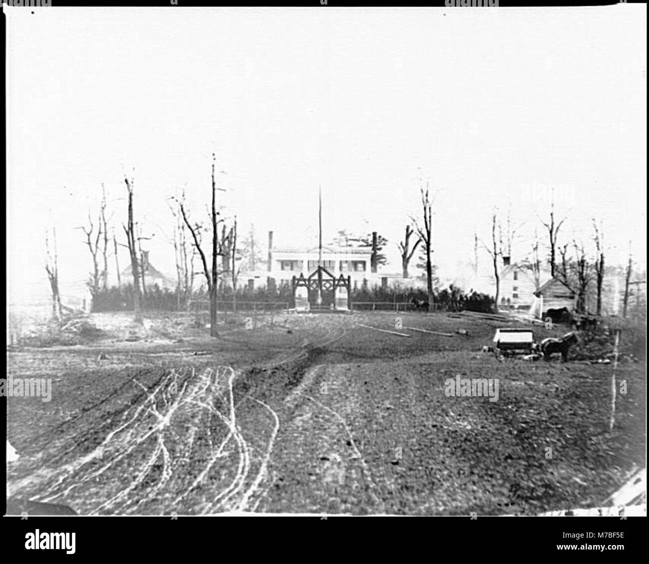 This image shows the house in Brandy Station, Virginia, used as the ...