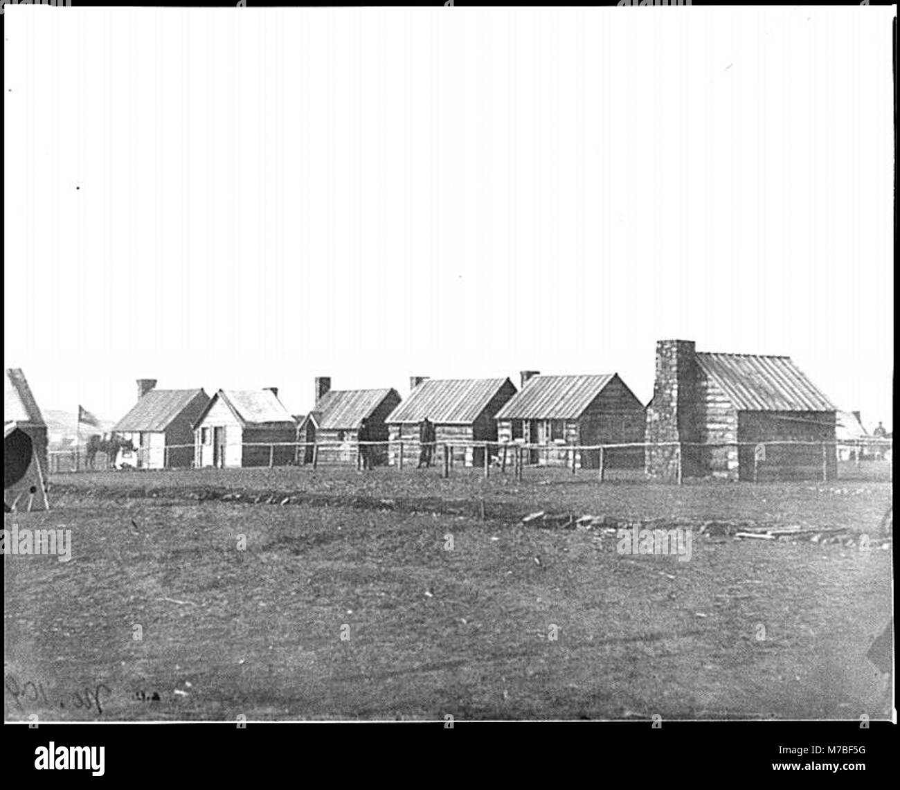 A photograph of the officer's quarters for U.S. Engineers at Brandy ...