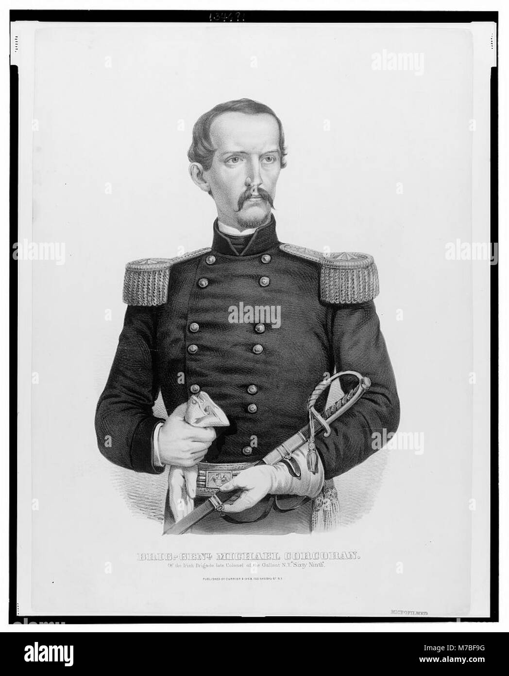 Brigadier General Michael Corcoran was a prominent leader of the Irish ...