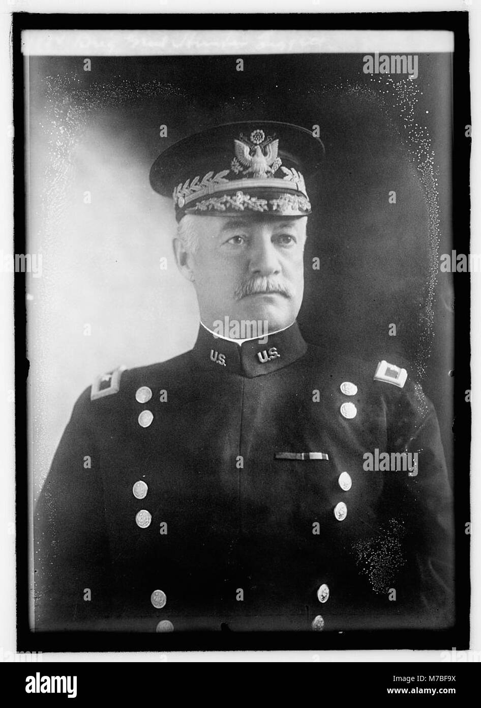 A formal portrait of Brigadier General Hunter Liggett, a prominent ...