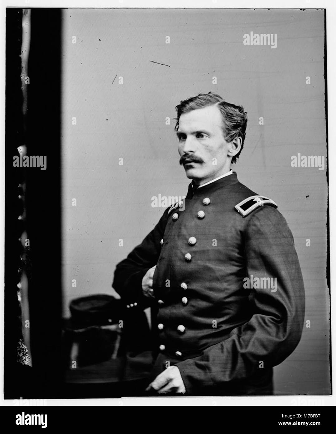 A photograph of Brigadier General Henry A. Barnum, a notable U.S ...