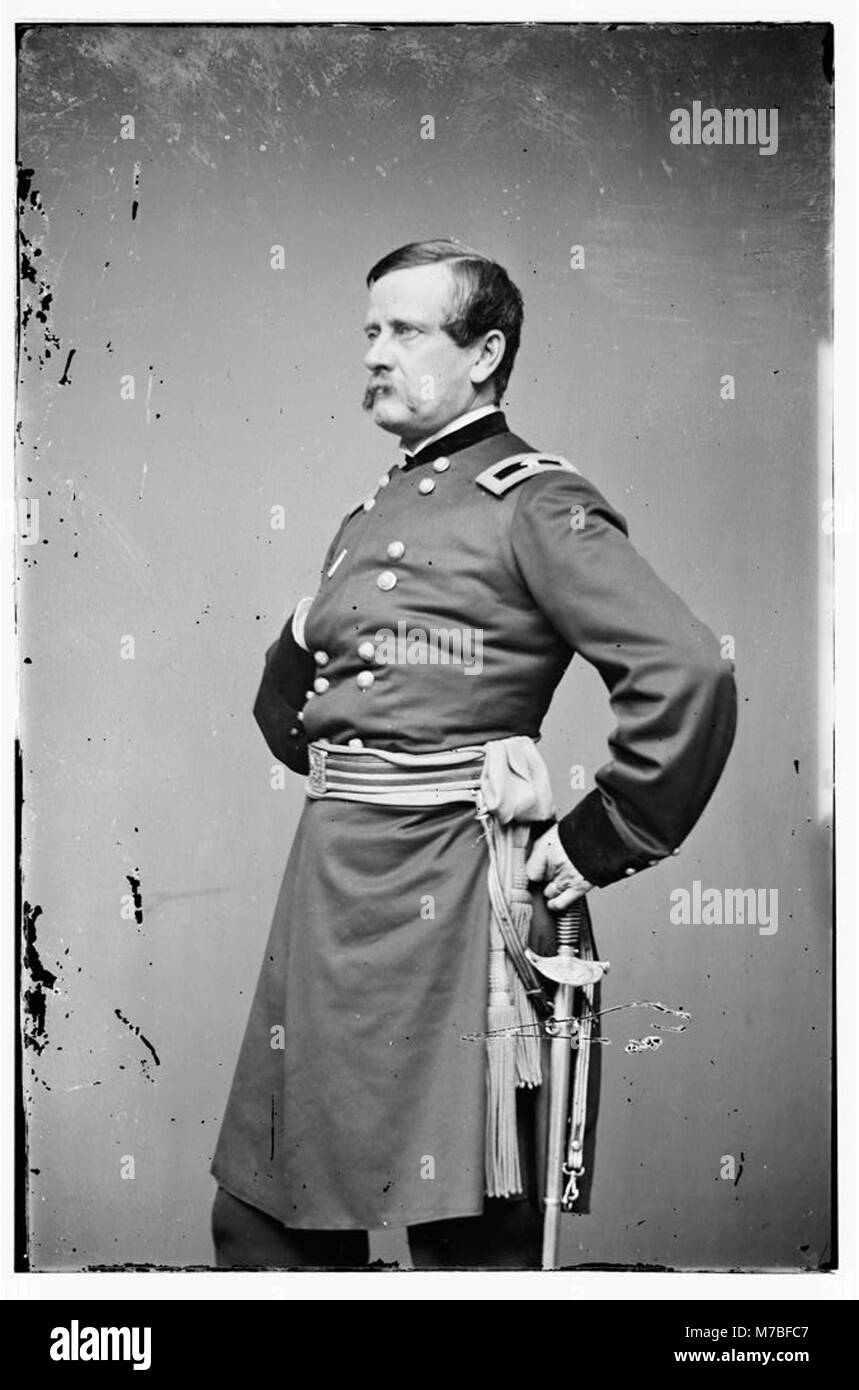 Brigadier General J.H. Van Allen is portrayed in this image ...