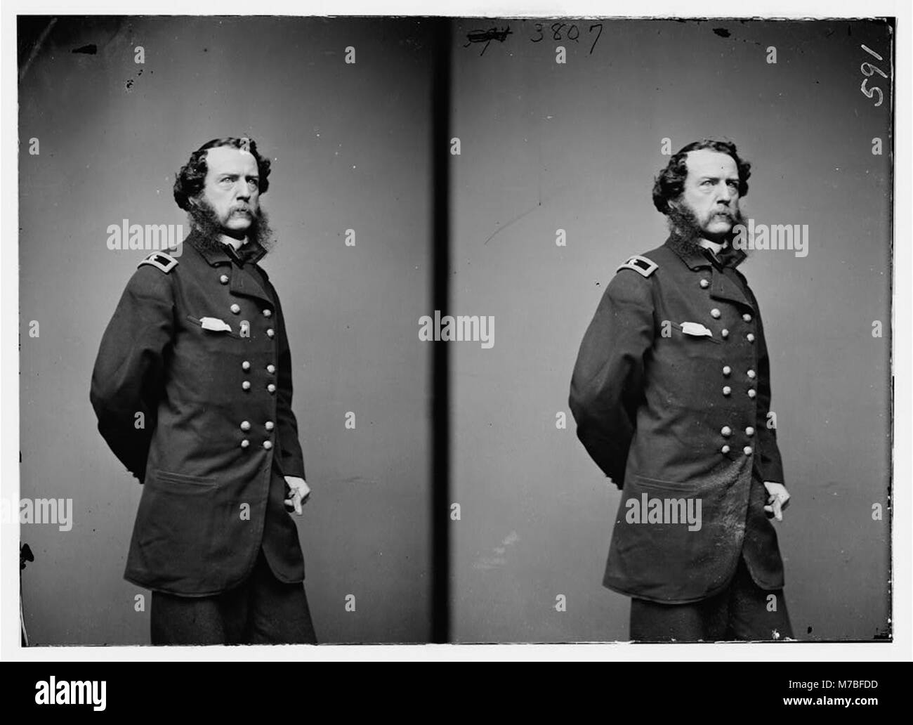 Brigadier General Samuel W. Crawford is depicted in this portrait ...