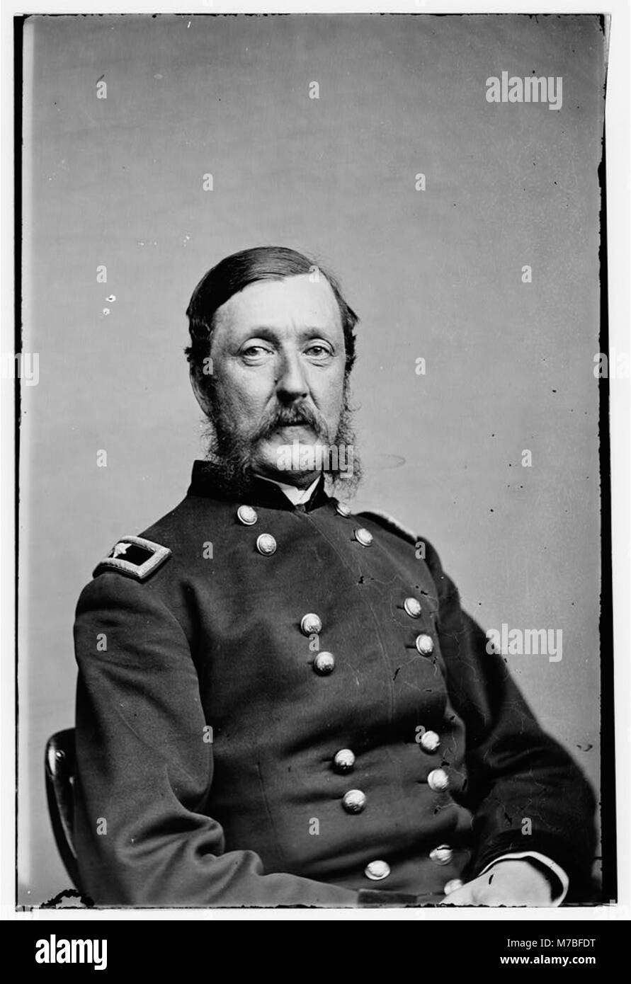 A photograph of Brigadier General William F. Barry, capturing the ...