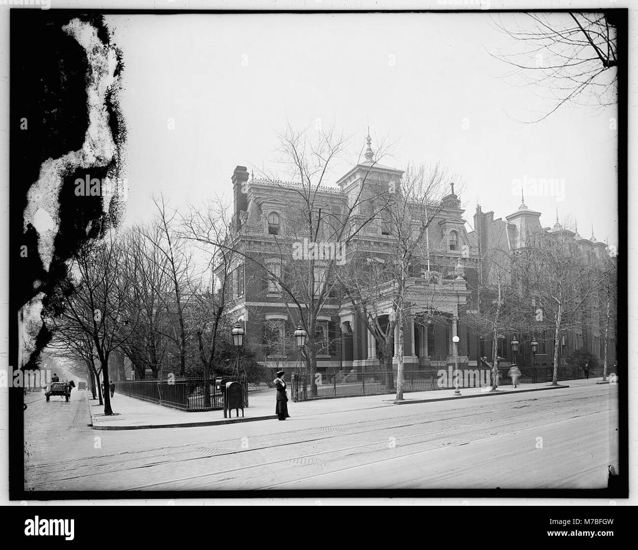 A photograph of the British Embassy, showcasing its architectural style ...