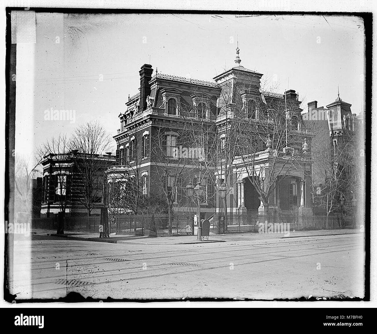 A historic photograph of the British Legation, a diplomatic mission ...