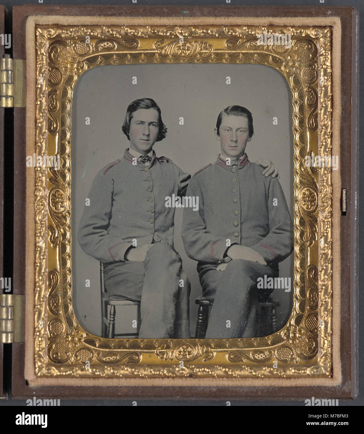 This photograph shows brothers William Savage Moore and John C. Moore ...