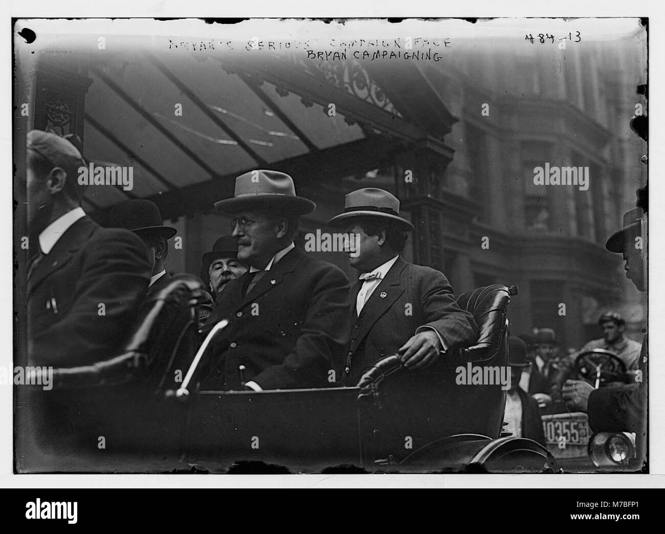 The image shows William Jennings Bryan, a prominent political figure ...