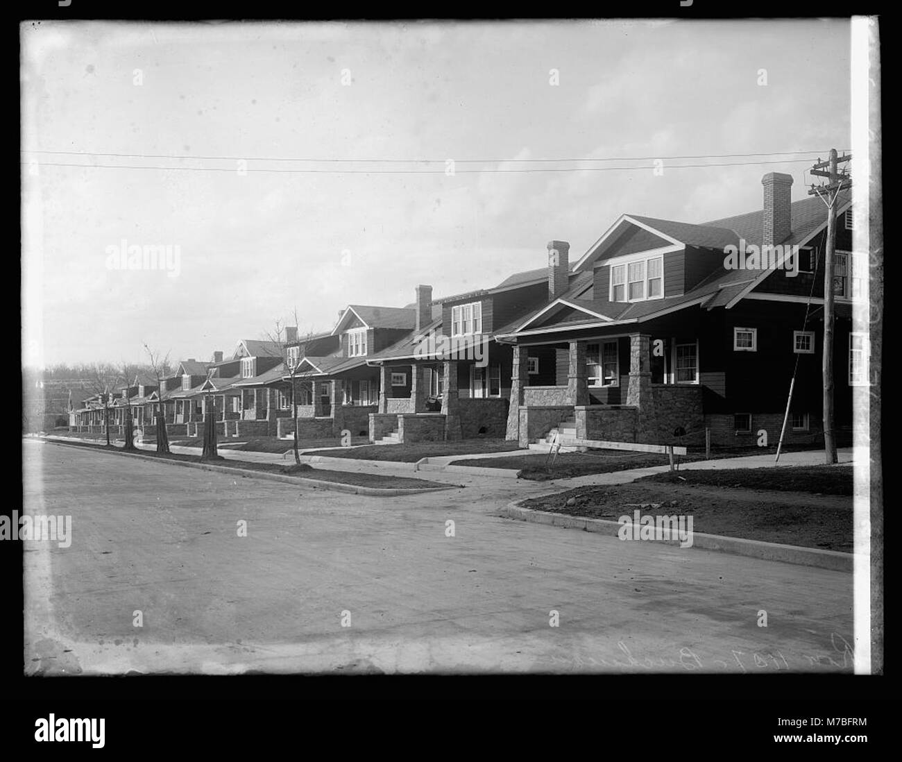 A photograph showing Buchanan Street row in Washington, D.C ...