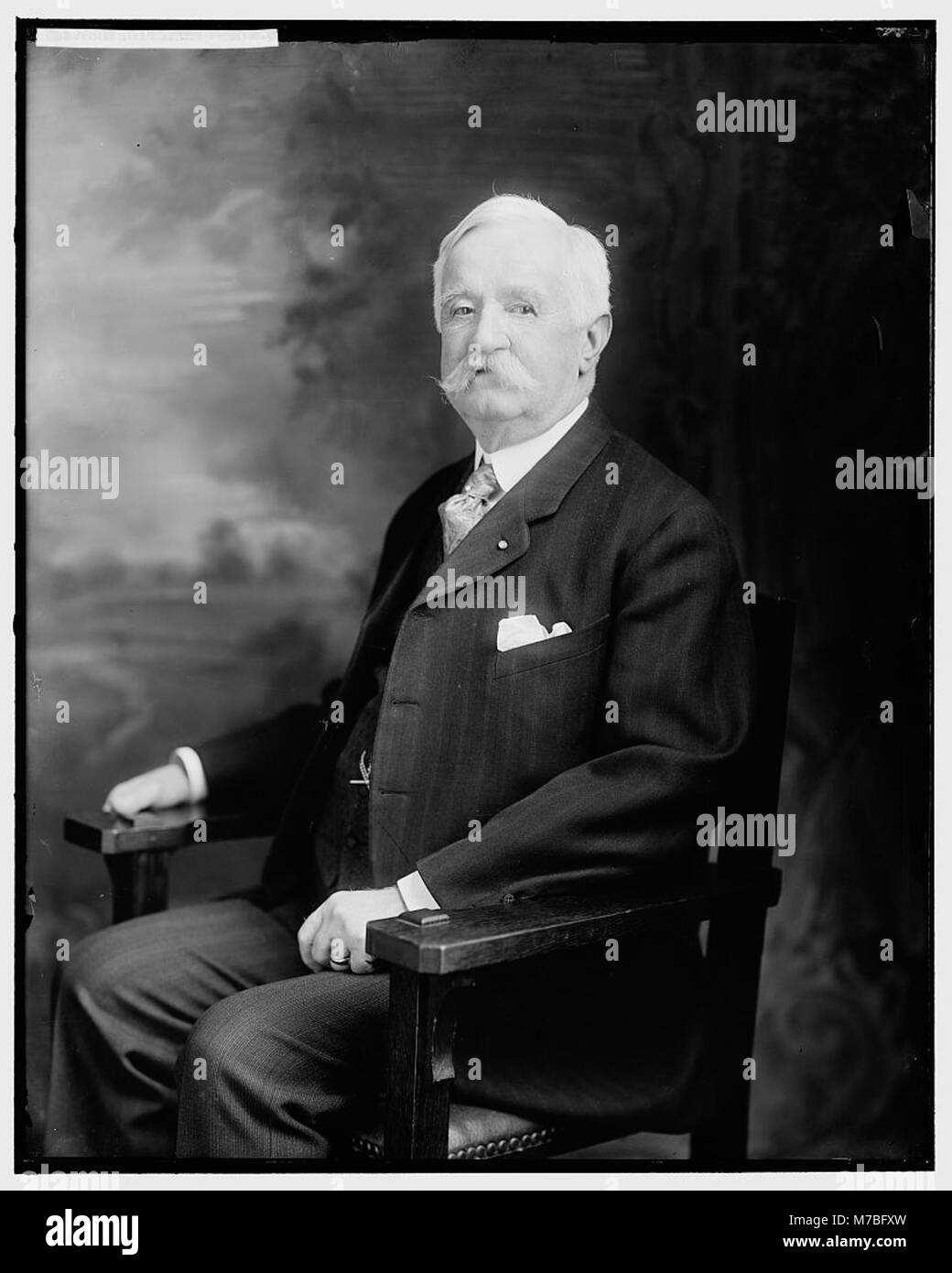 A portrait of M.G. Bulkeley, a distinguished public official known for ...