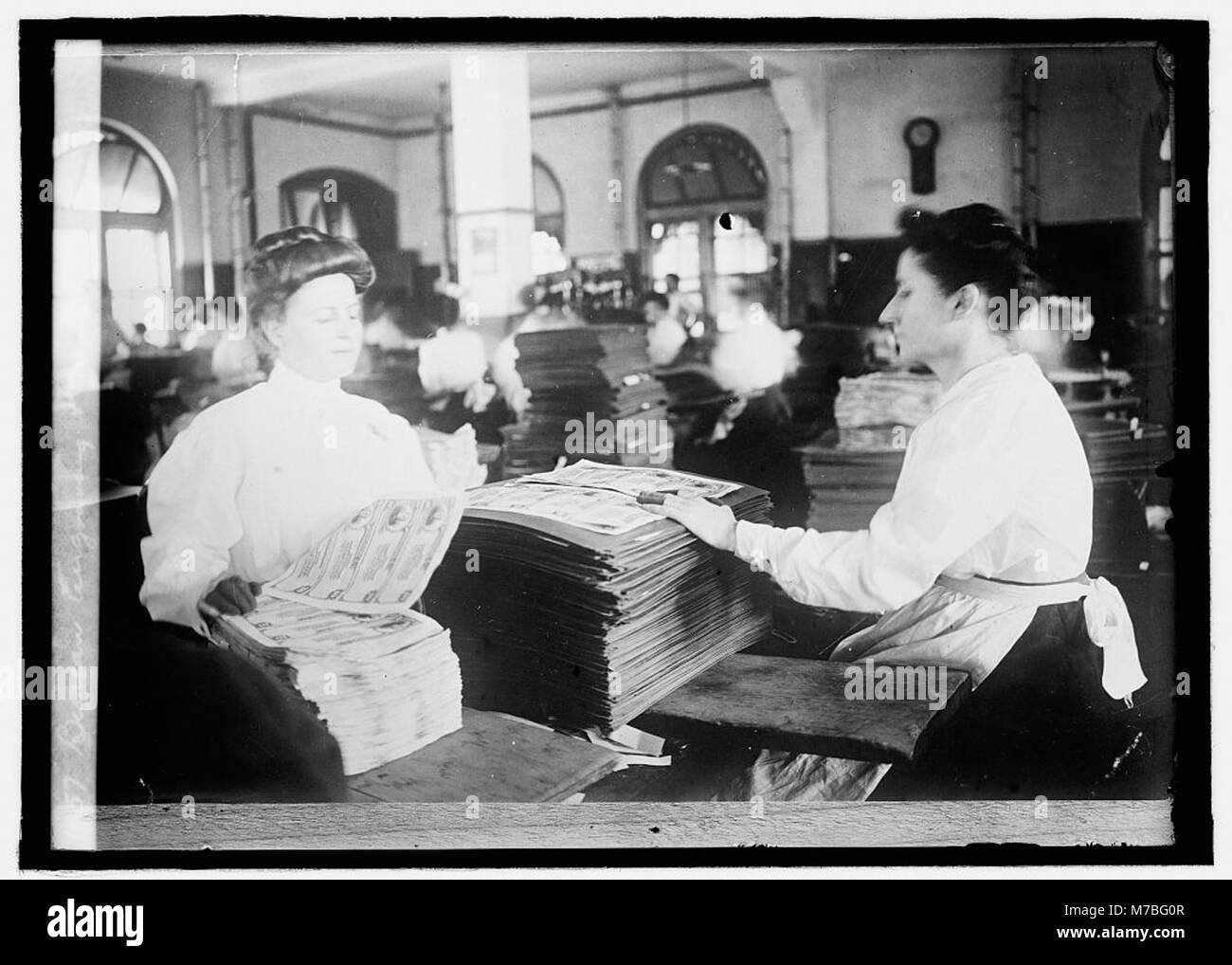 A photograph showcasing the Bureau of Engraving and Printing, which ...