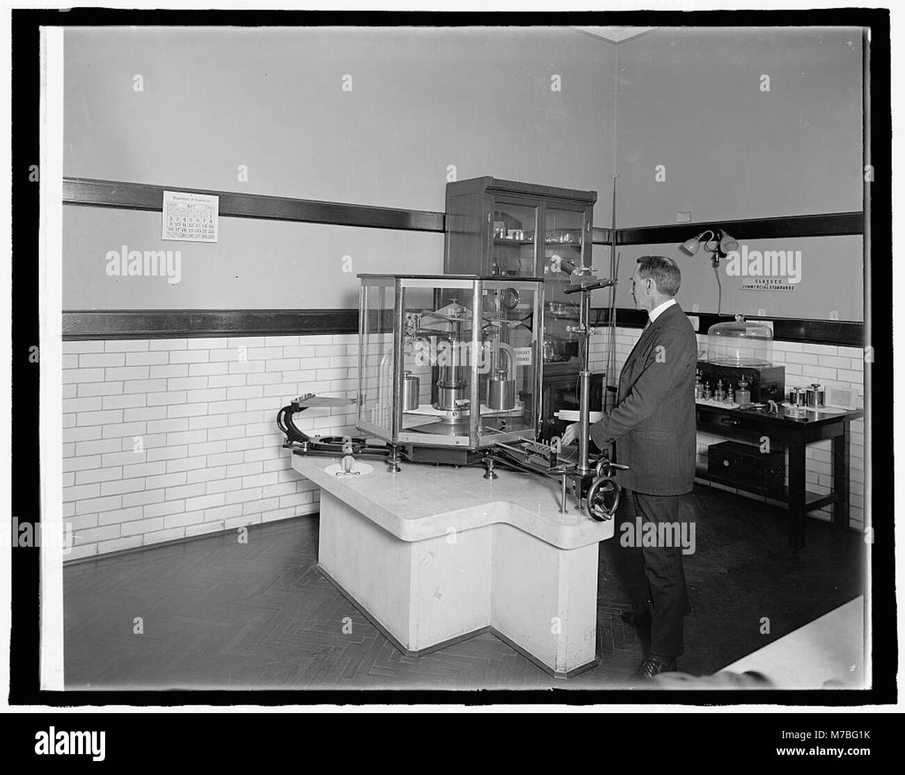 The Bureau of Standards' official standard scales, used for measuring ...