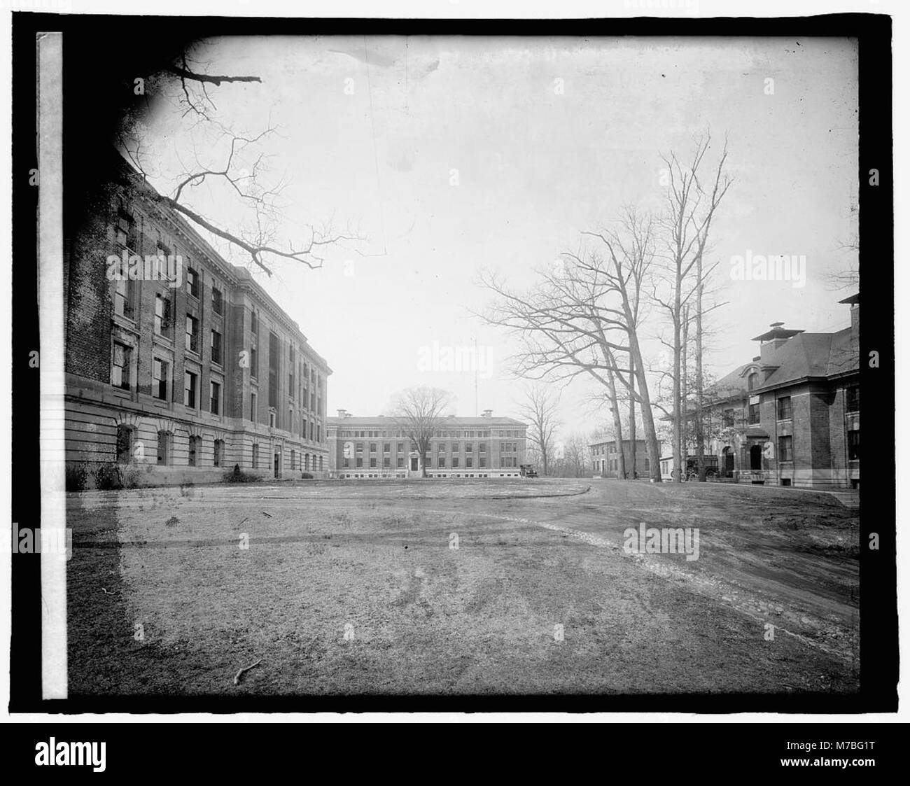 A photograph of the Bureau of Standards building, an important ...
