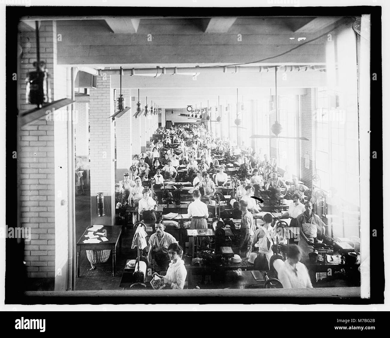 A photograph of the Bureau of Printing and Engraving in Washington, D.C ...