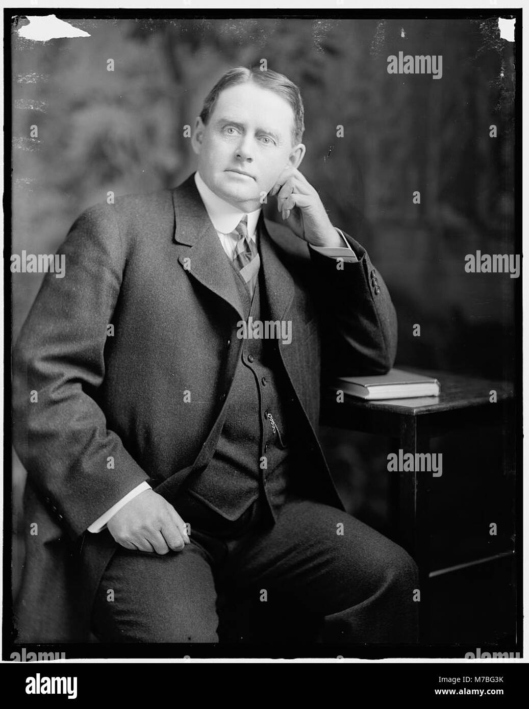A portrait of the Honorable C.H. Burke, an American politician and ...