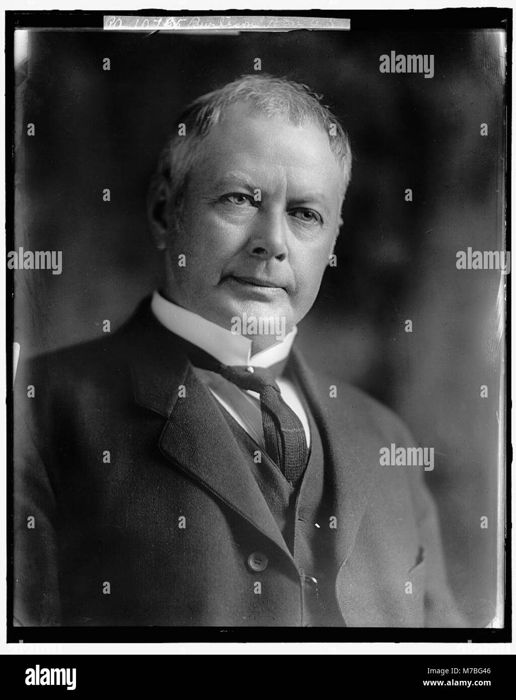 This image depicts Albert S. Burleson, a prominent U.S. politician who ...