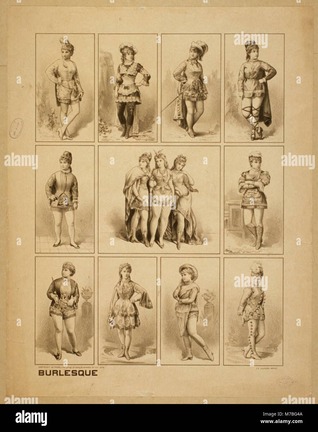 Archival burlesque theater hi-res stock photography and images - Alamy