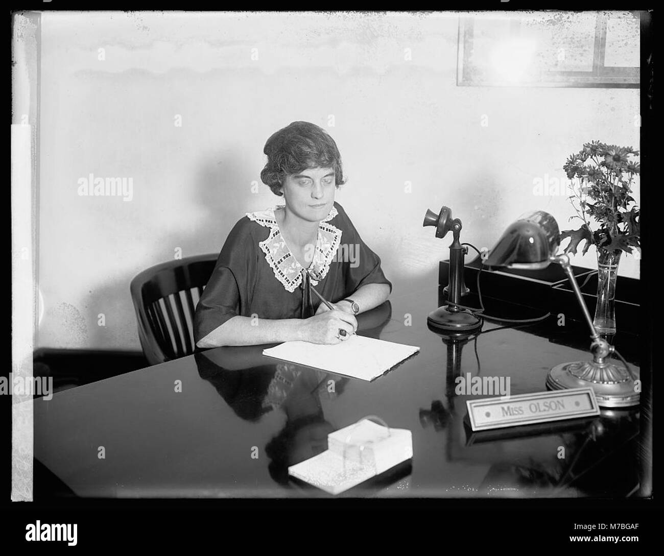 Historical communications industry Black and White Stock Photos ...