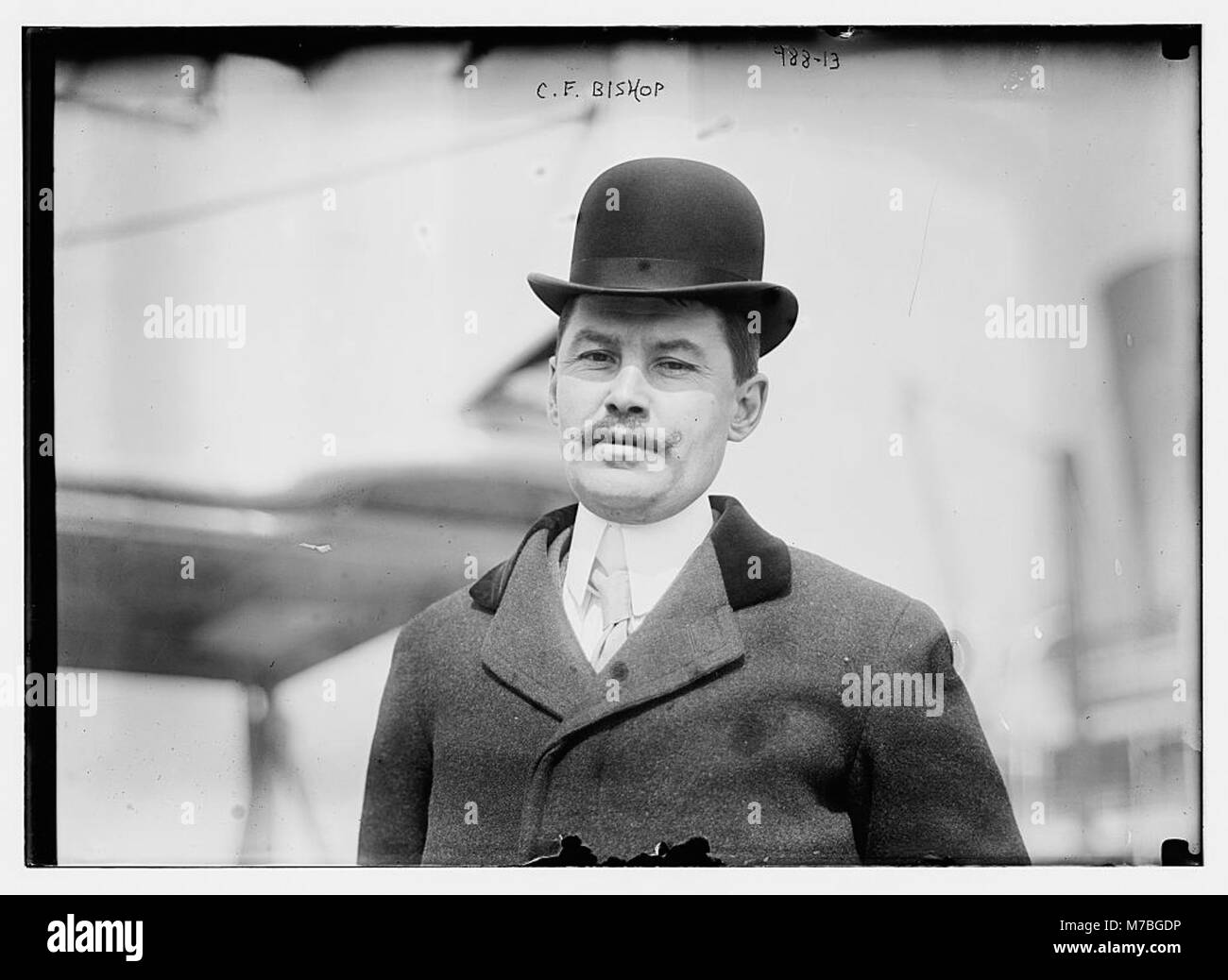 A portrait of C.F. Bishop, a notable figure from the 19th or early 20th ...