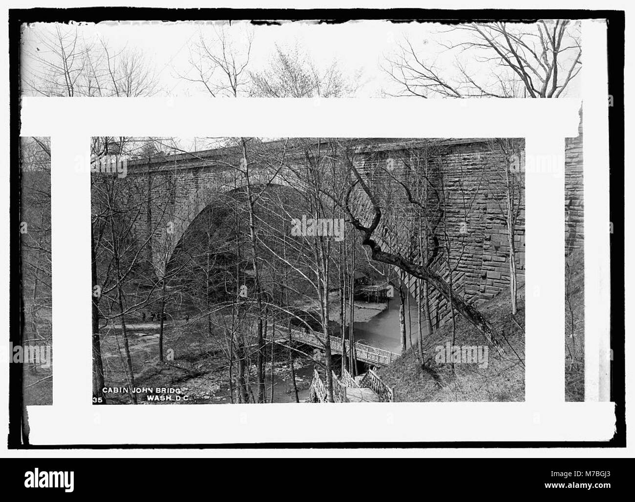 The Cabin John Bridge, located in Maryland, is a notable historical ...