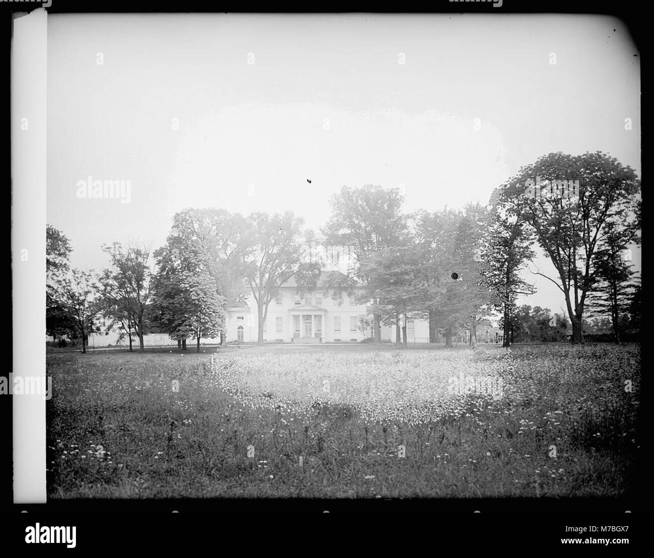 A historical photograph of the Calvert House, a notable building in ...
