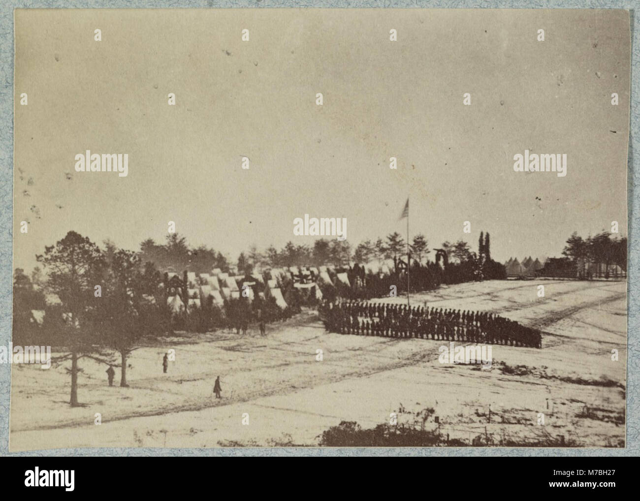 Camp of 2d Maine Infantry LCCN2012648009 Stock Photo - Alamy