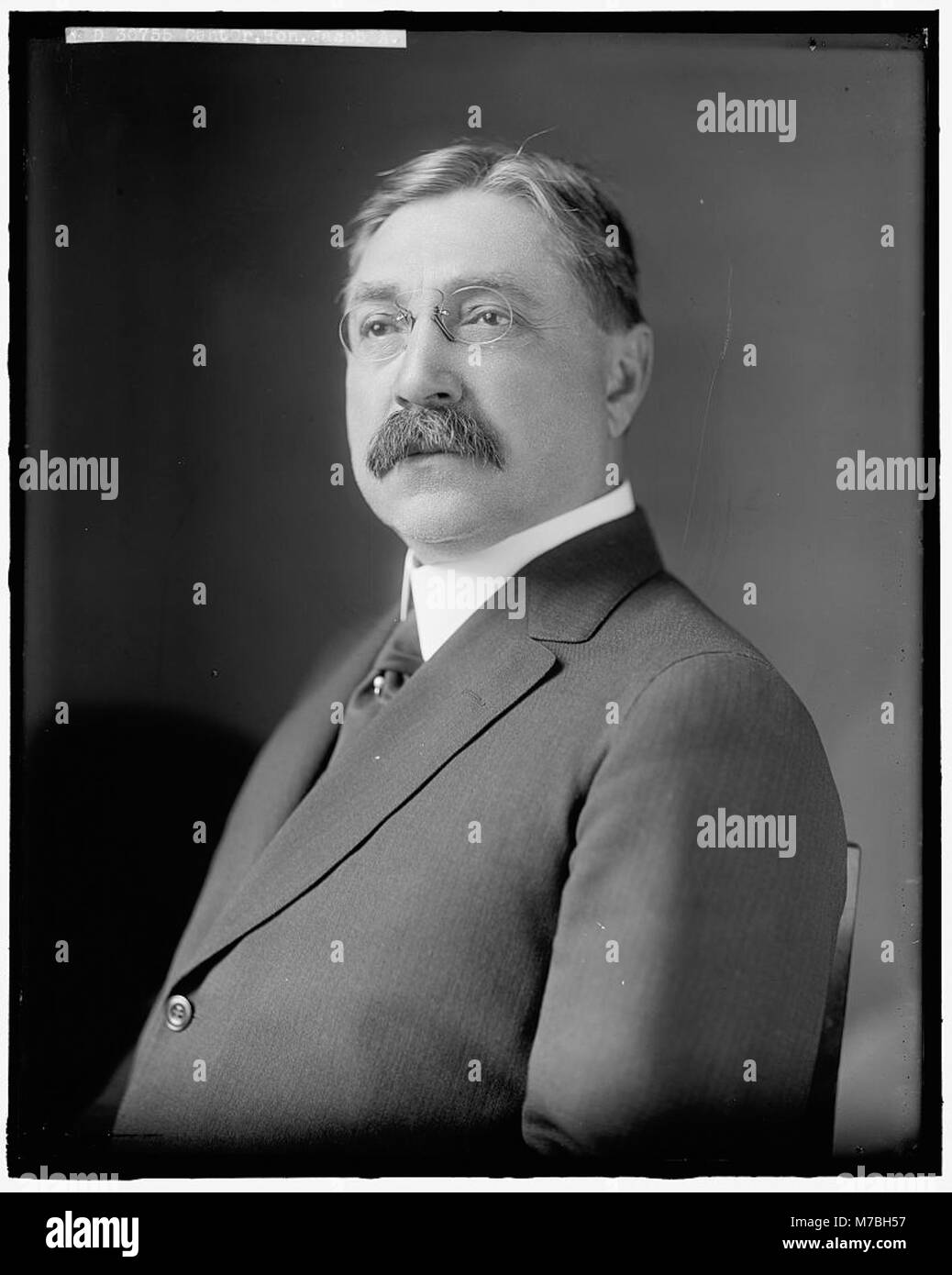 The image is a portrait of Honorable Jacob A. Cantor, an influential ...