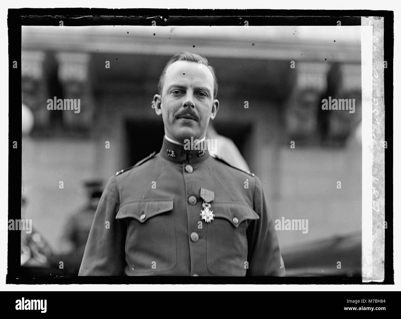 A portrait of Captain A.S. Hoffman of the U.S. Army, showcasing his ...