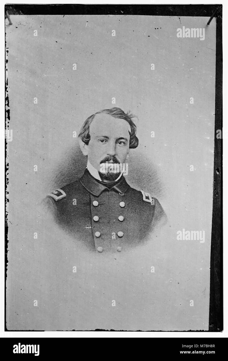 Captain Bennett of the U.S. Navy is depicted in this formal portrait ...