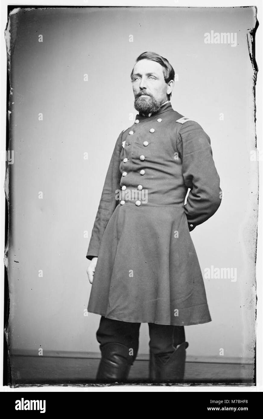 This is a portrait of Captain S. DeGolyer of the 4th Michigan Infantry ...