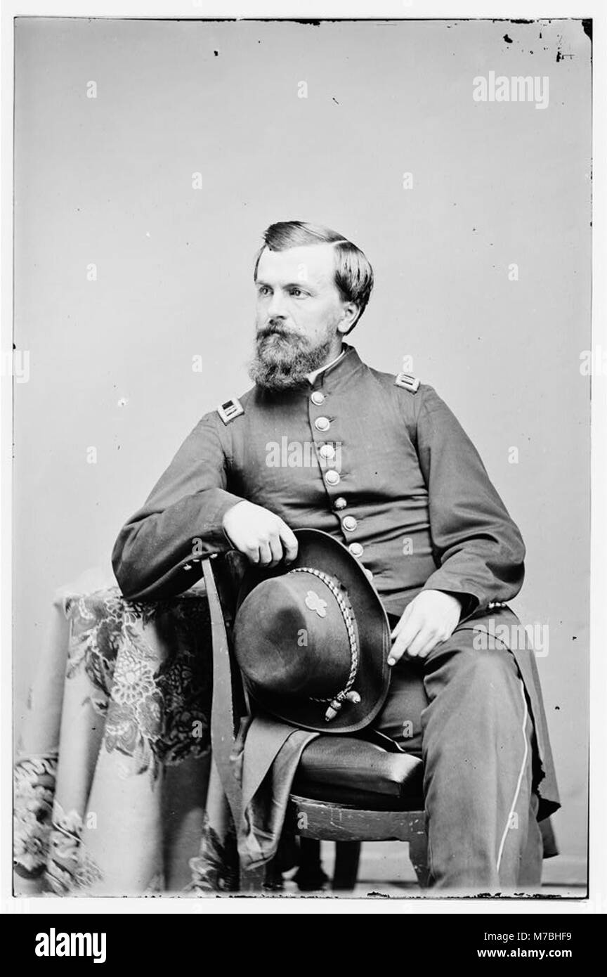 Captain Samuel Fisk of the 14th Connecticut Infantry is portrayed in ...