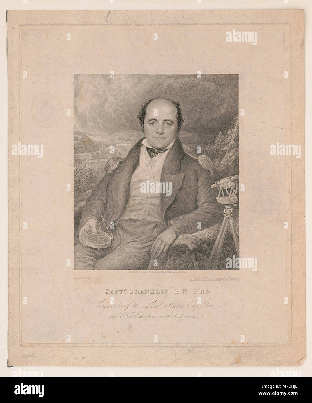 Franklin his officers hi-res stock photography and images - Alamy