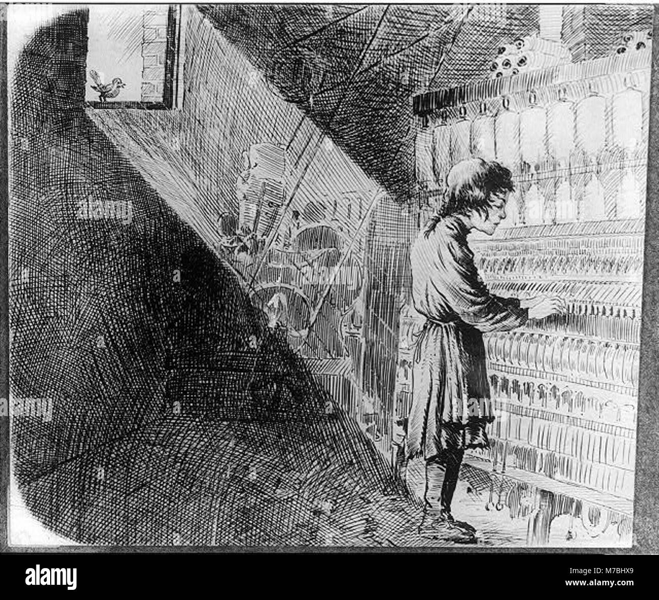 A cartoon illustration from the early 20th century, offering social or ...