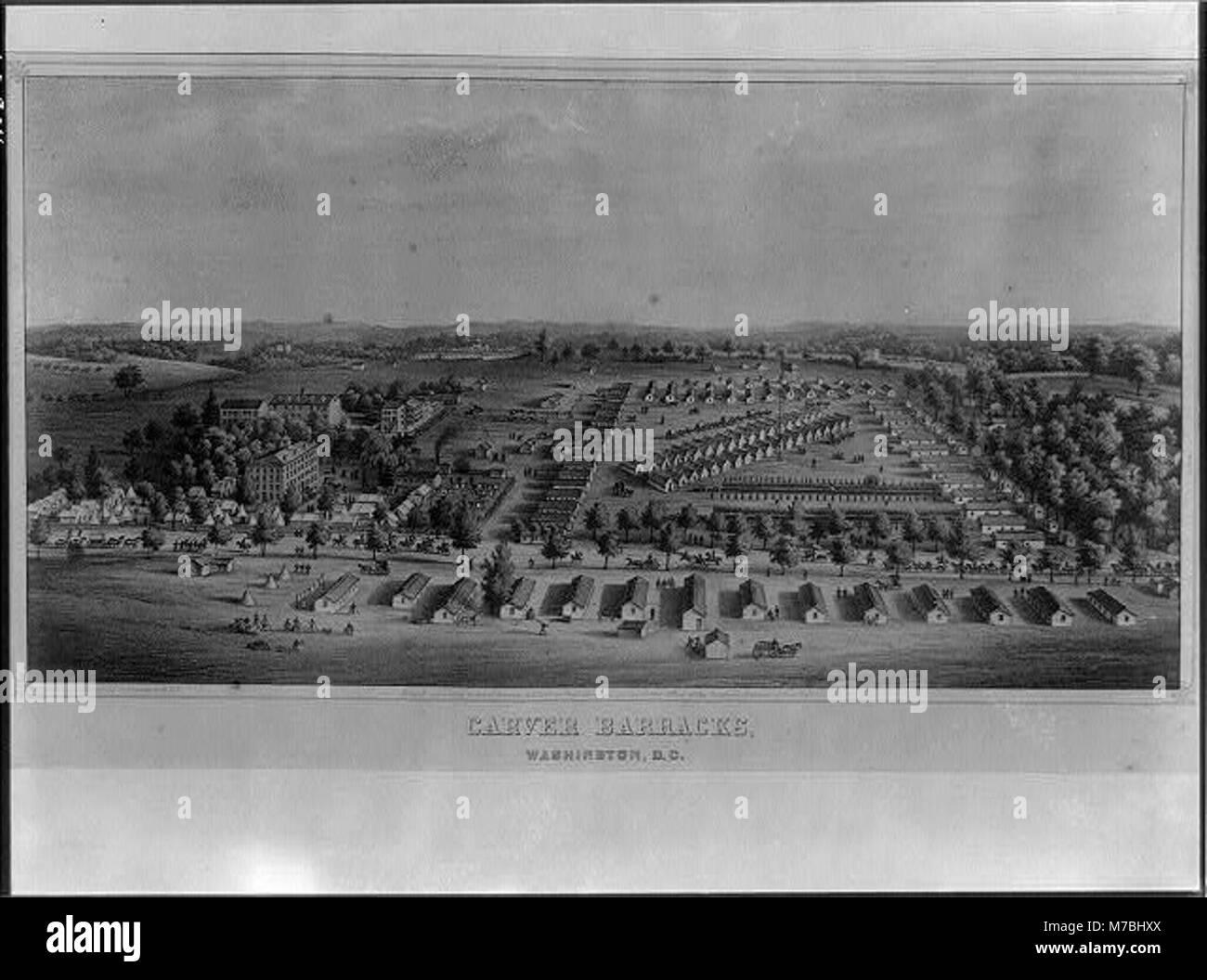 Washington barracks in the 1900s hi-res stock photography and images ...