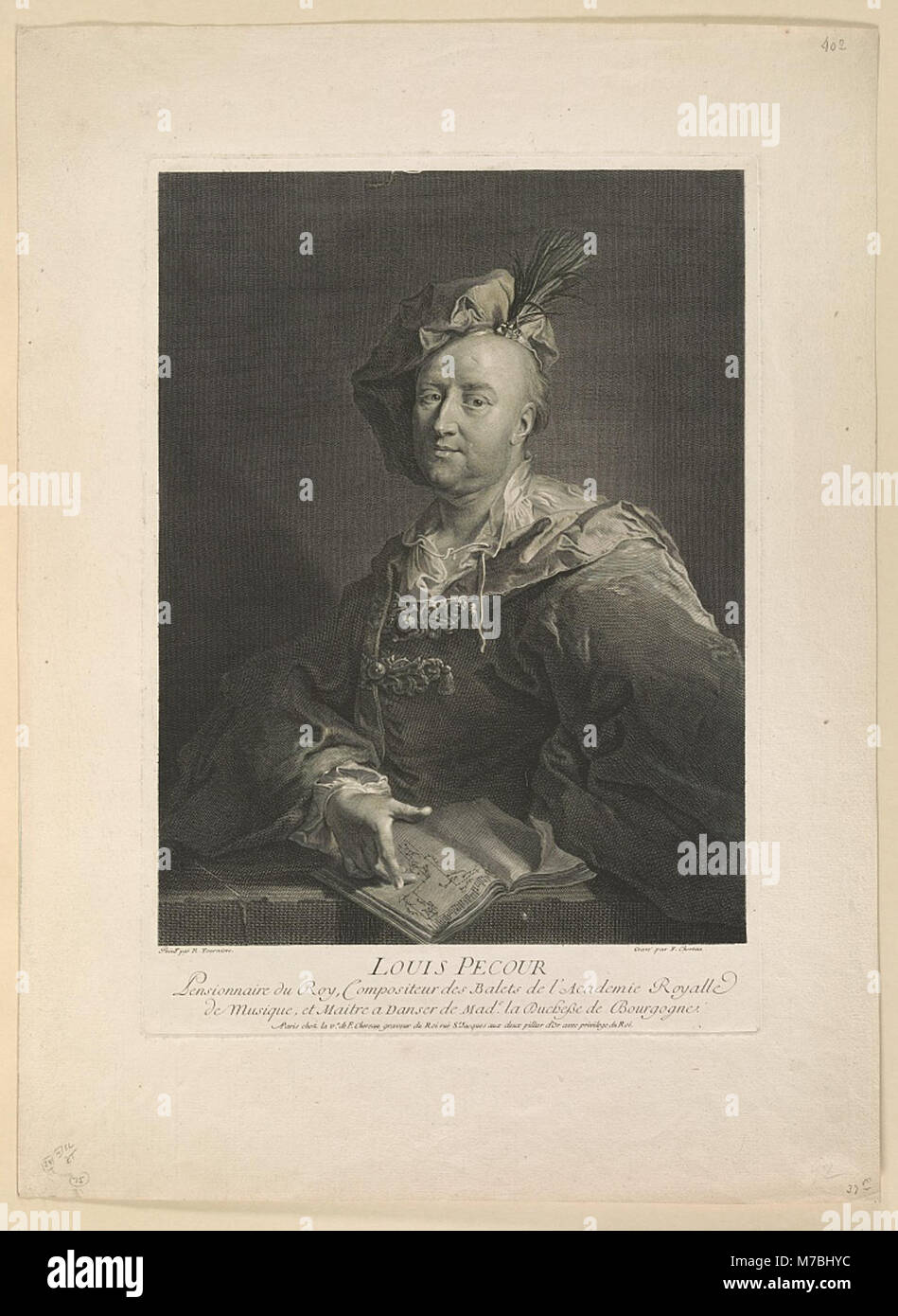 A portrait of Louis Pecour, capturing an important historical figure ...