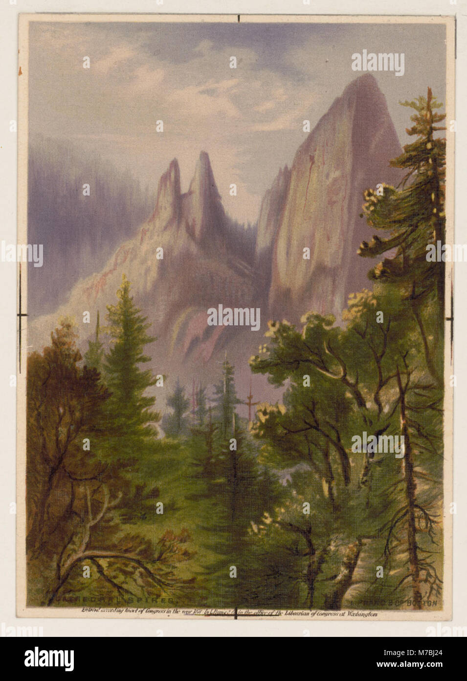 Cathedral spires LCCN2003663843 Stock Photo - Alamy