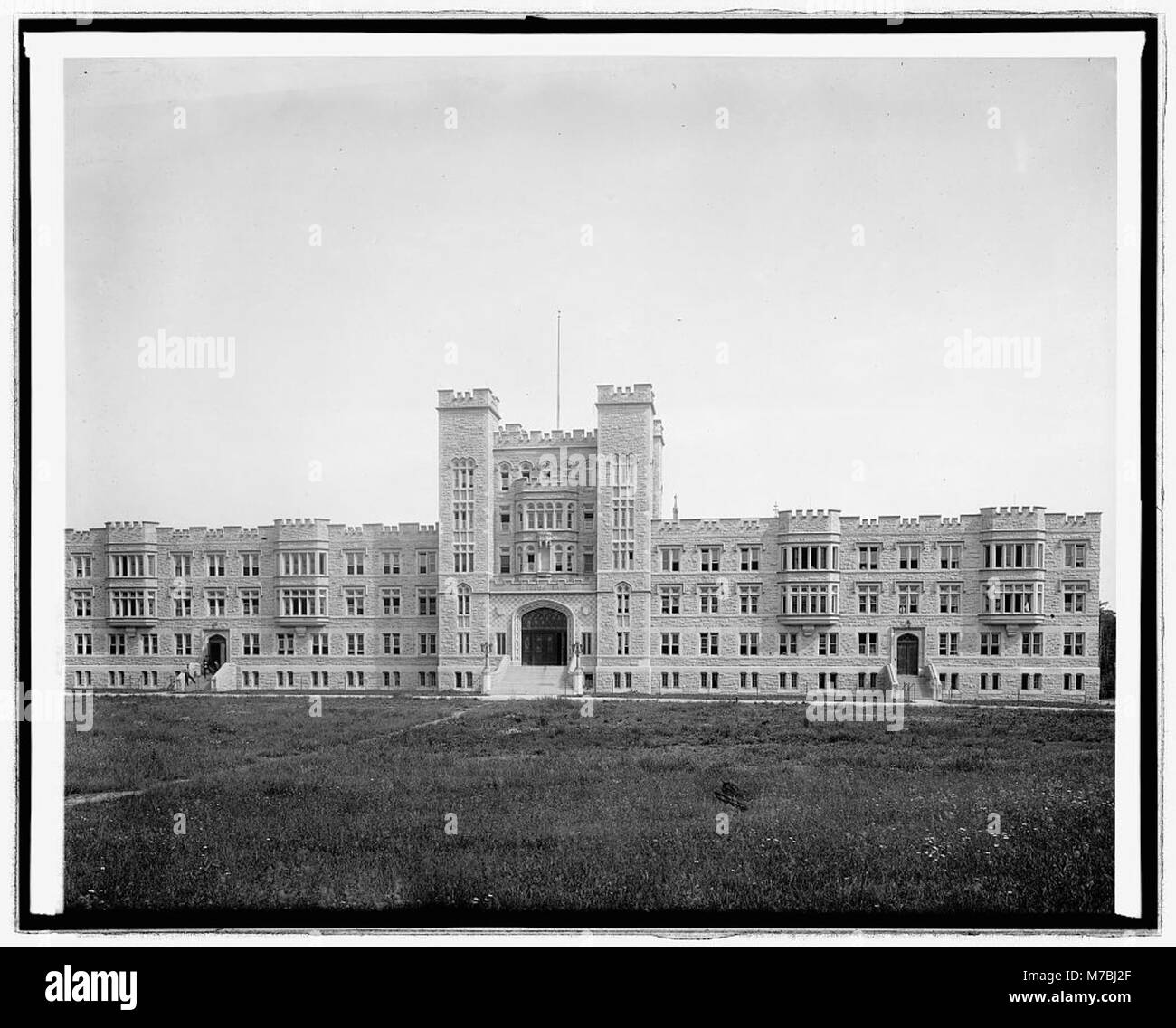 Gibbons Hall at Catholic University in Washington, D.C. The image ...