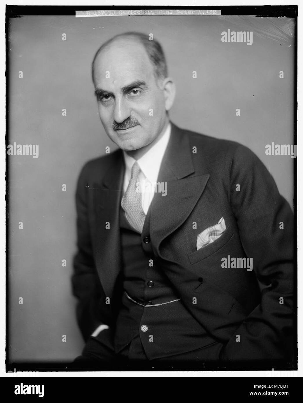 A portrait of Peter A. Cavicchia, an honorable figure in American ...