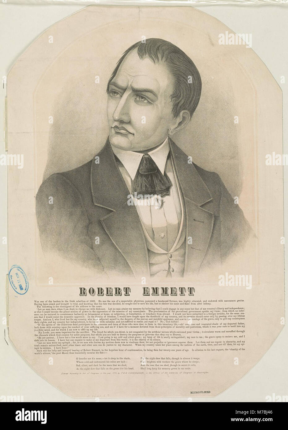 Robert emmett portrait hi-res stock photography and images - Alamy