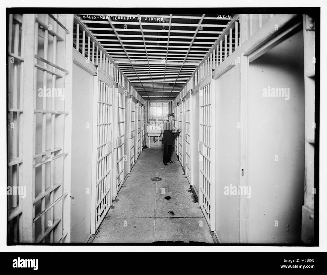 Police detention Black and White Stock Photos & Images - Alamy