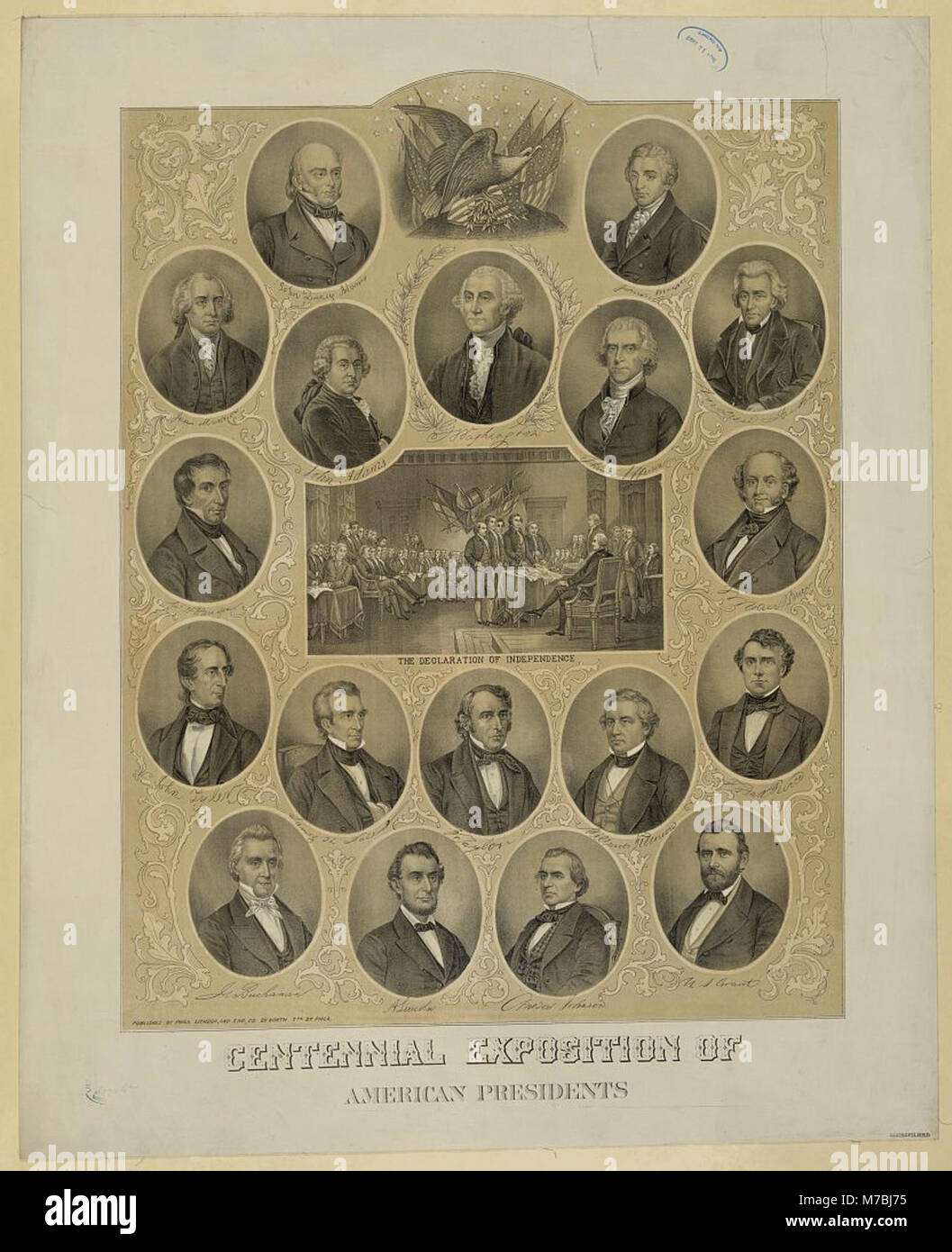 The Centennial Exposition, commemorating American Presidents, is ...