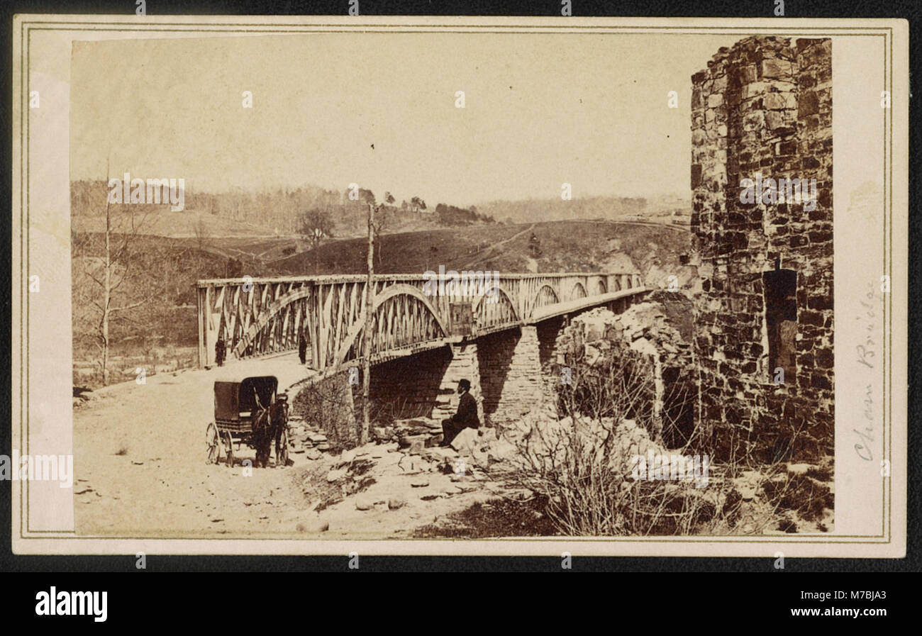 Historic photograph of Chain Bridge, featuring the iconic structure in ...