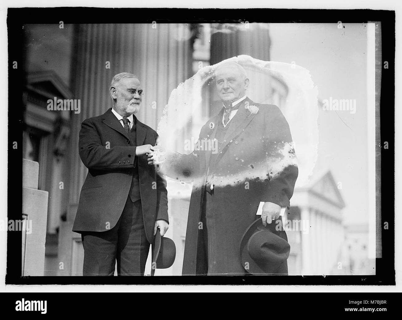 A photograph capturing Champ Clark and Jas. R. Mann, prominent ...