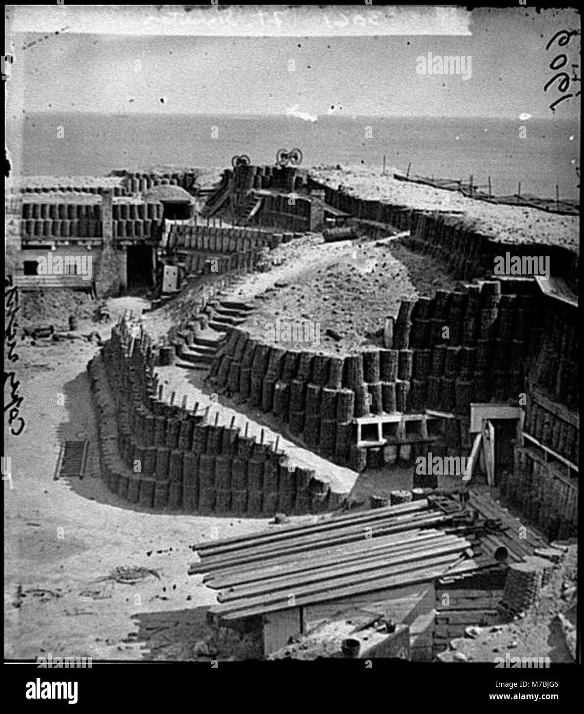 This image shows the interior of Fort Sumter in Charleston, South ...