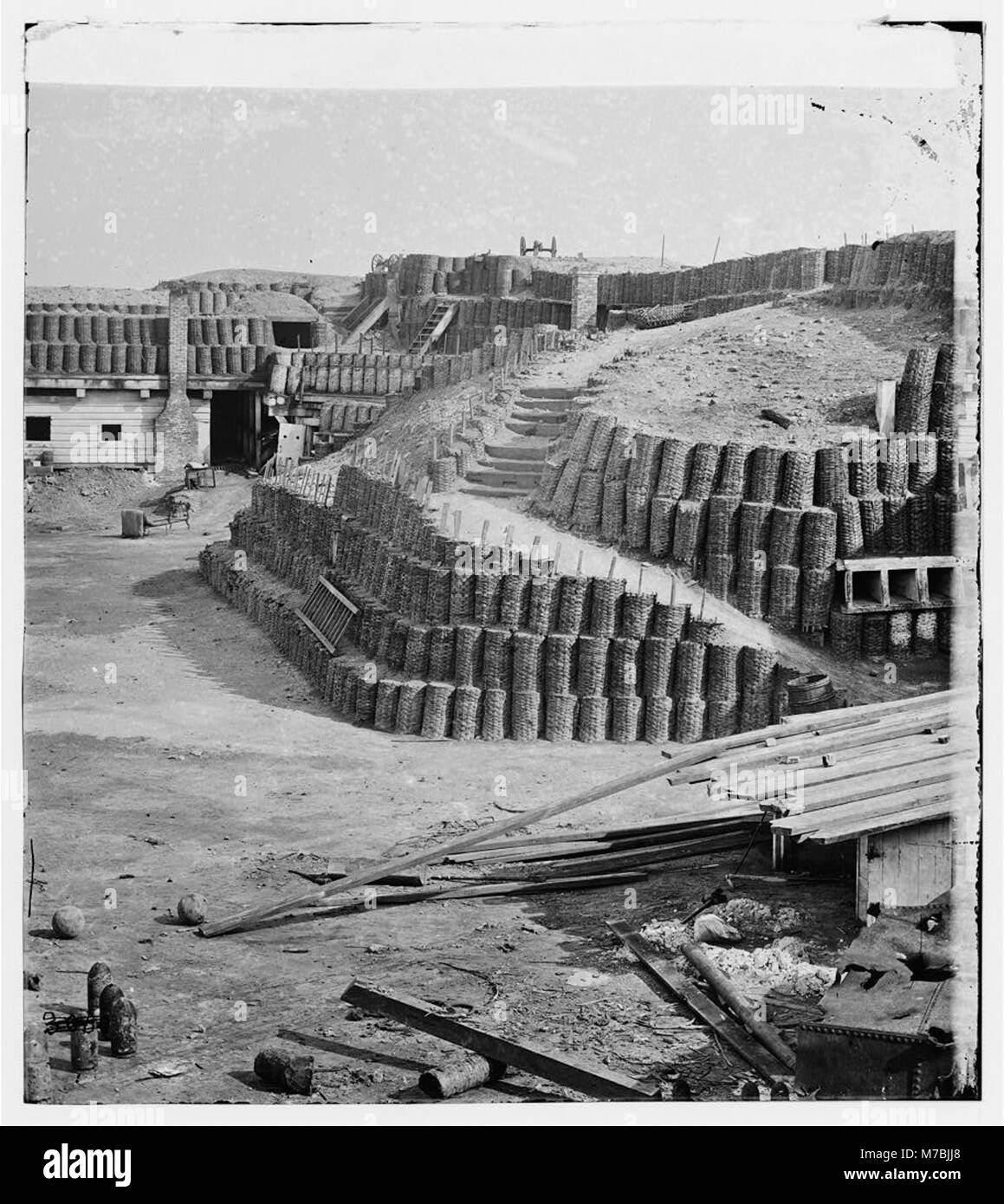 Charleston, South Carolina. Interior view of Fort Sumter LOC cwpb.02317 ...
